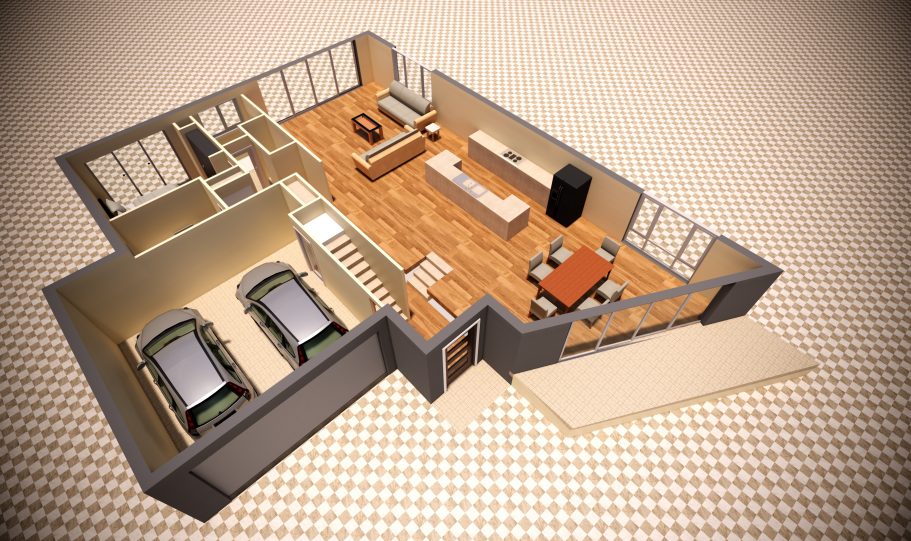 Two Storey Kit Home – Plan 262 239.3m2 - Spark Homes